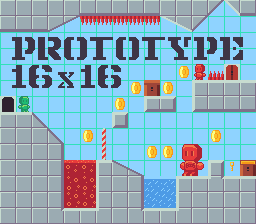 Platform Prototype Tileset 16x16 by A S P Studio