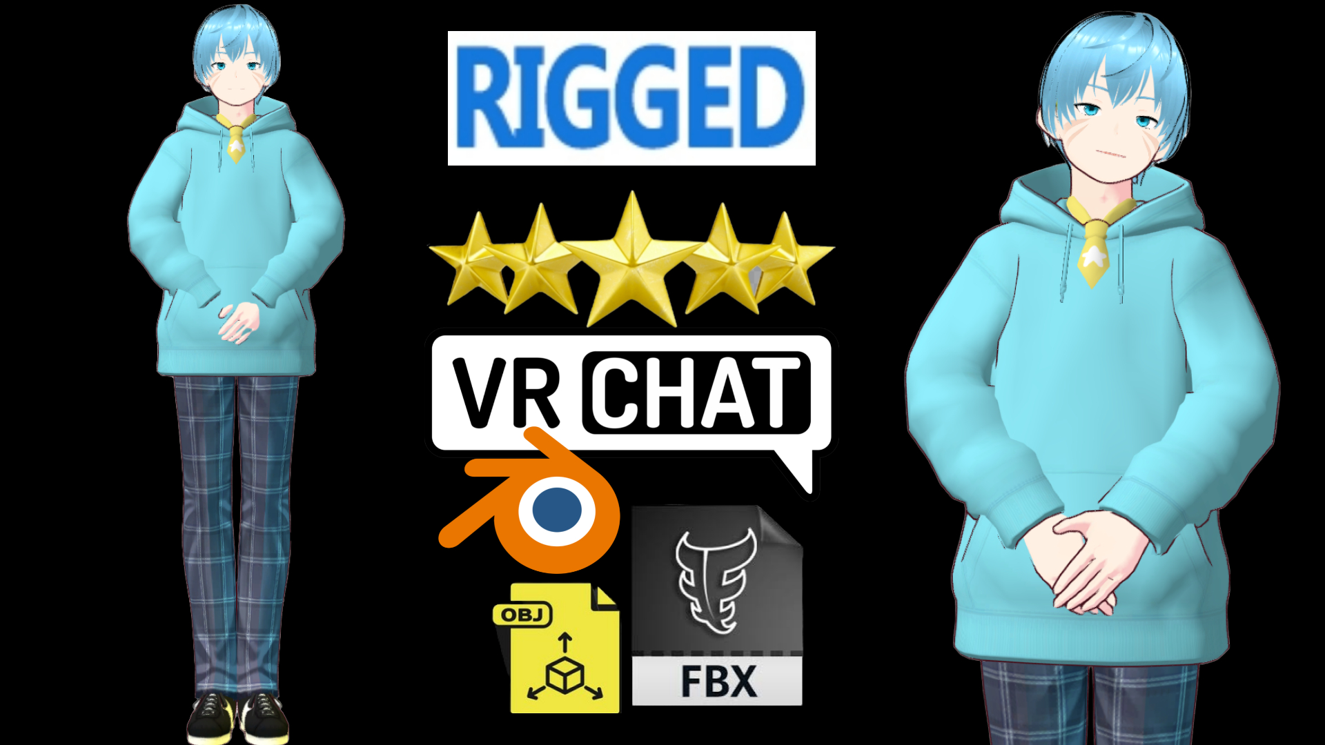 cute anime boy character - Renjiro by CGCOOL