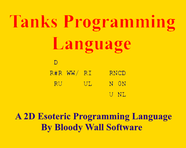 Tanks Programming Language by Bloody Wall Software