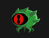 Greeno: Green alien boss monster by Zurbinjo Entertainment