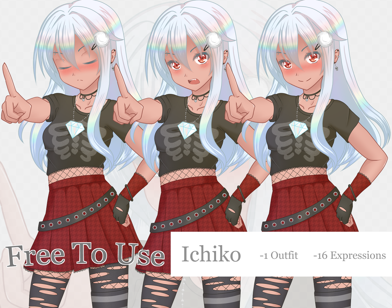 Ichiko - Free Character Sprite by NoranekoGames