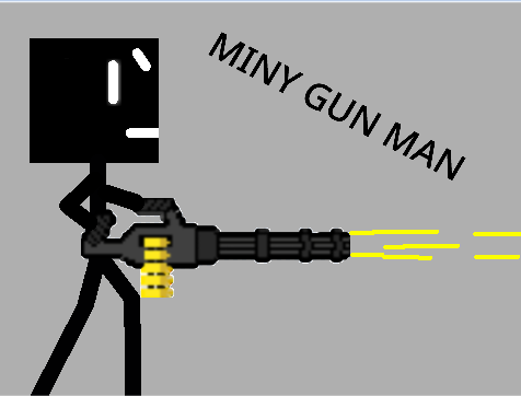 Minigun Man by Tony