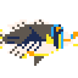 Triggerfish and Sea Urchin by RAPIDPUNCHES