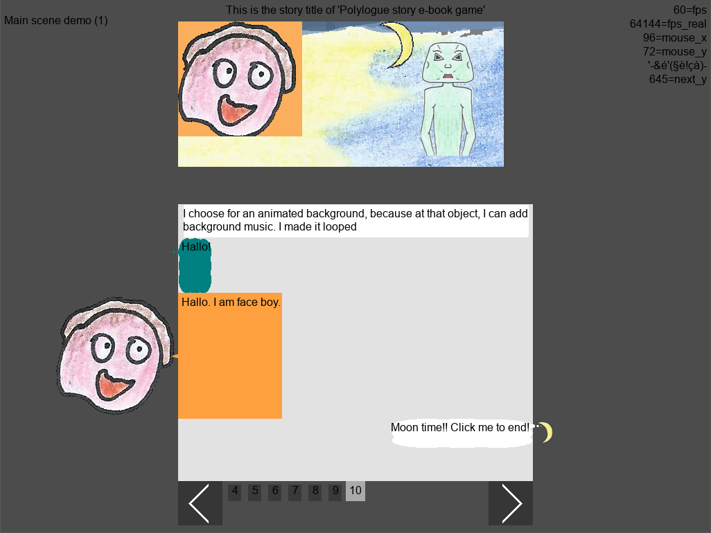 Polylogue story e-book game by rogonow