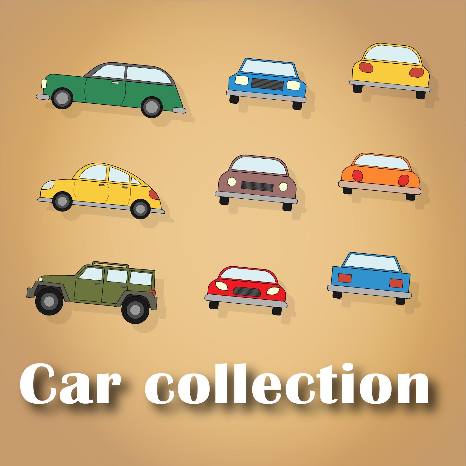Car collection by SunGraphica