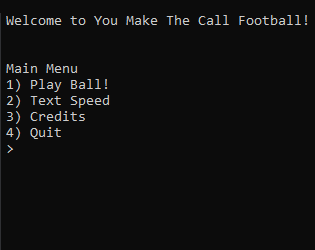 You Make The Call Football! by with the love studios