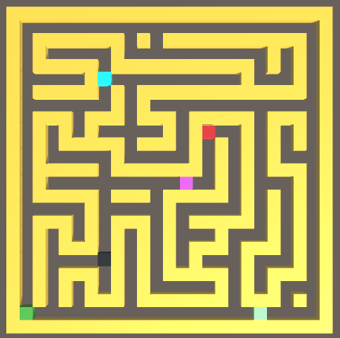 AI Maze Example by DanielG23