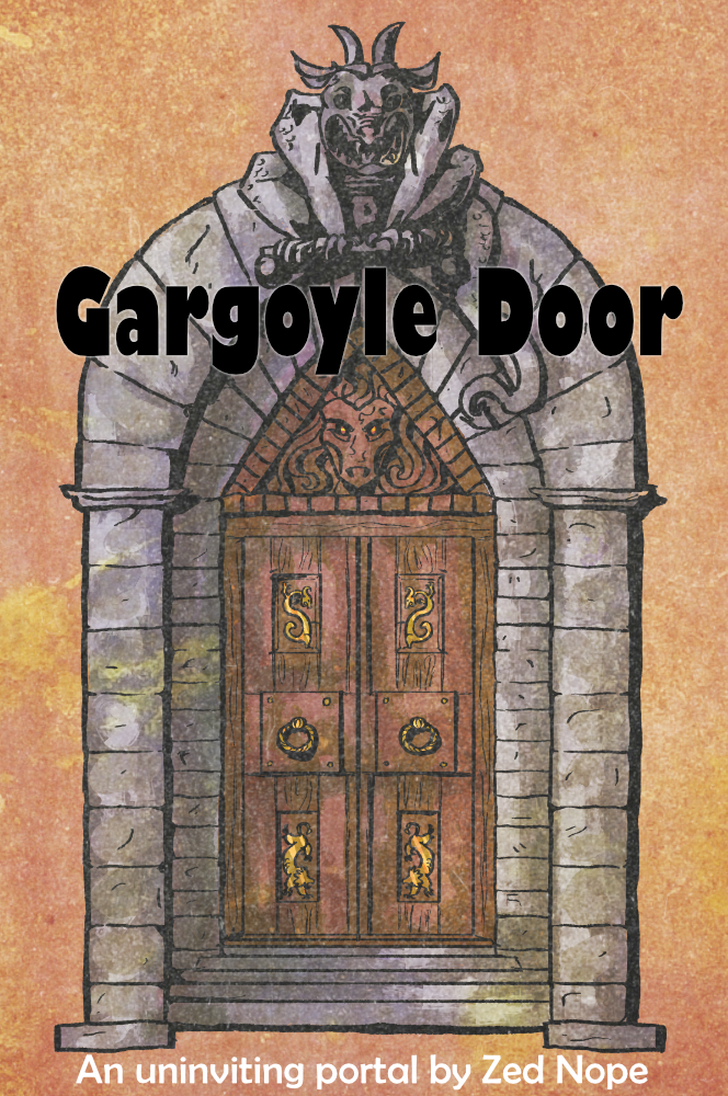 Gargoyle Door by ZedNope