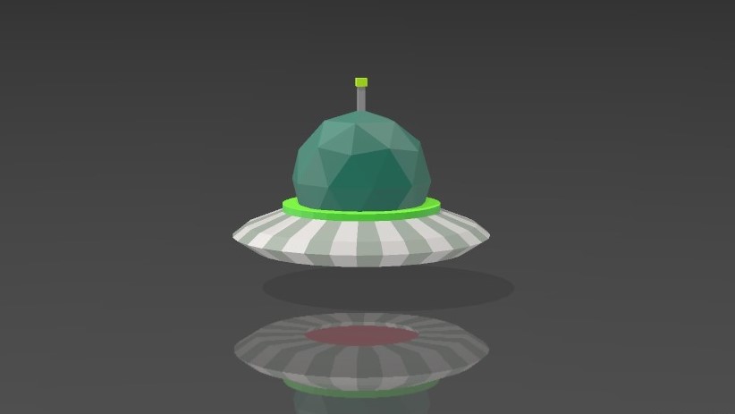 Low Poly UFO by Paragon Assets