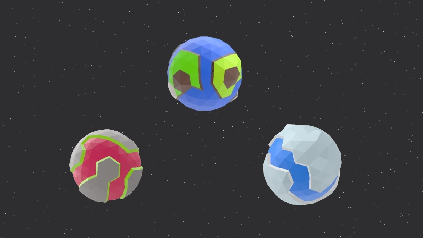 3D Low Poly Planets Pack by Paragon Assets