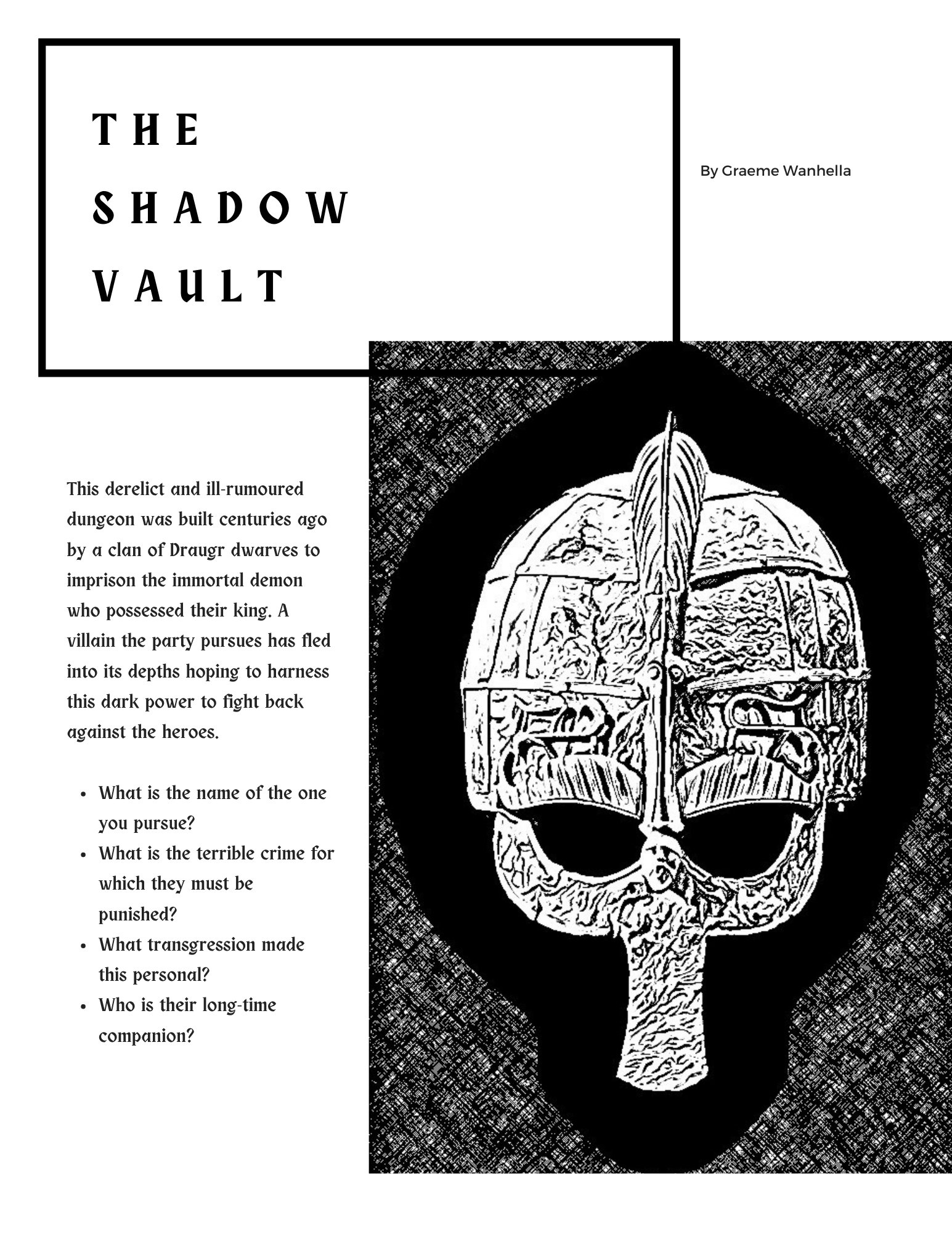The Shadow Vault by DiceCold