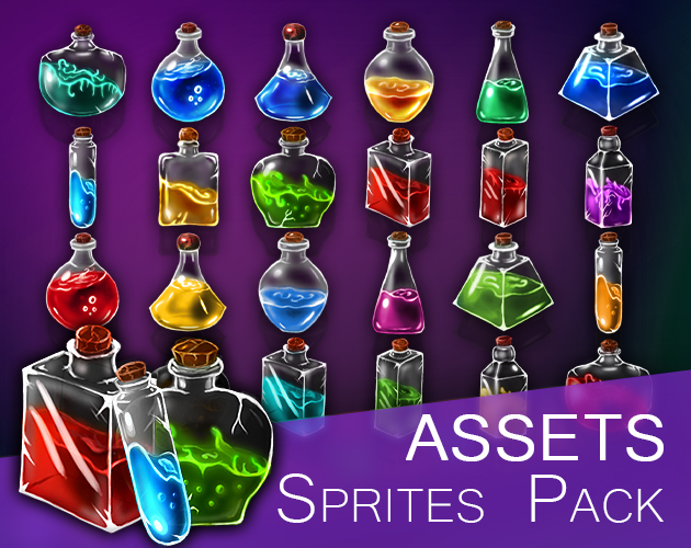 Assets: RPG Icons Potion [+154] by Wenrexa