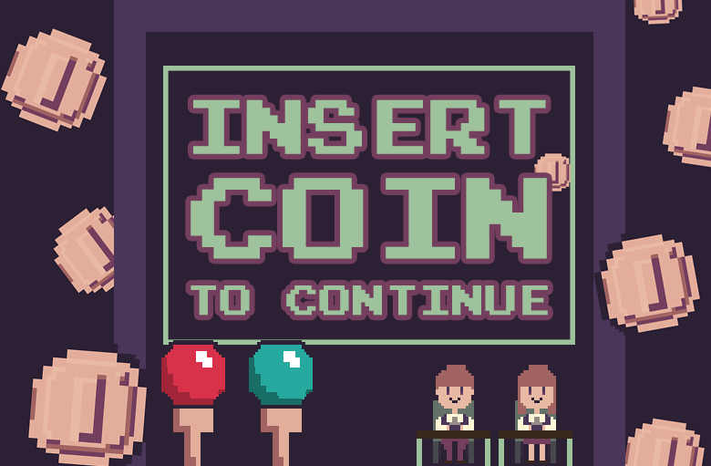 Insert COIN To Continue by jyarin