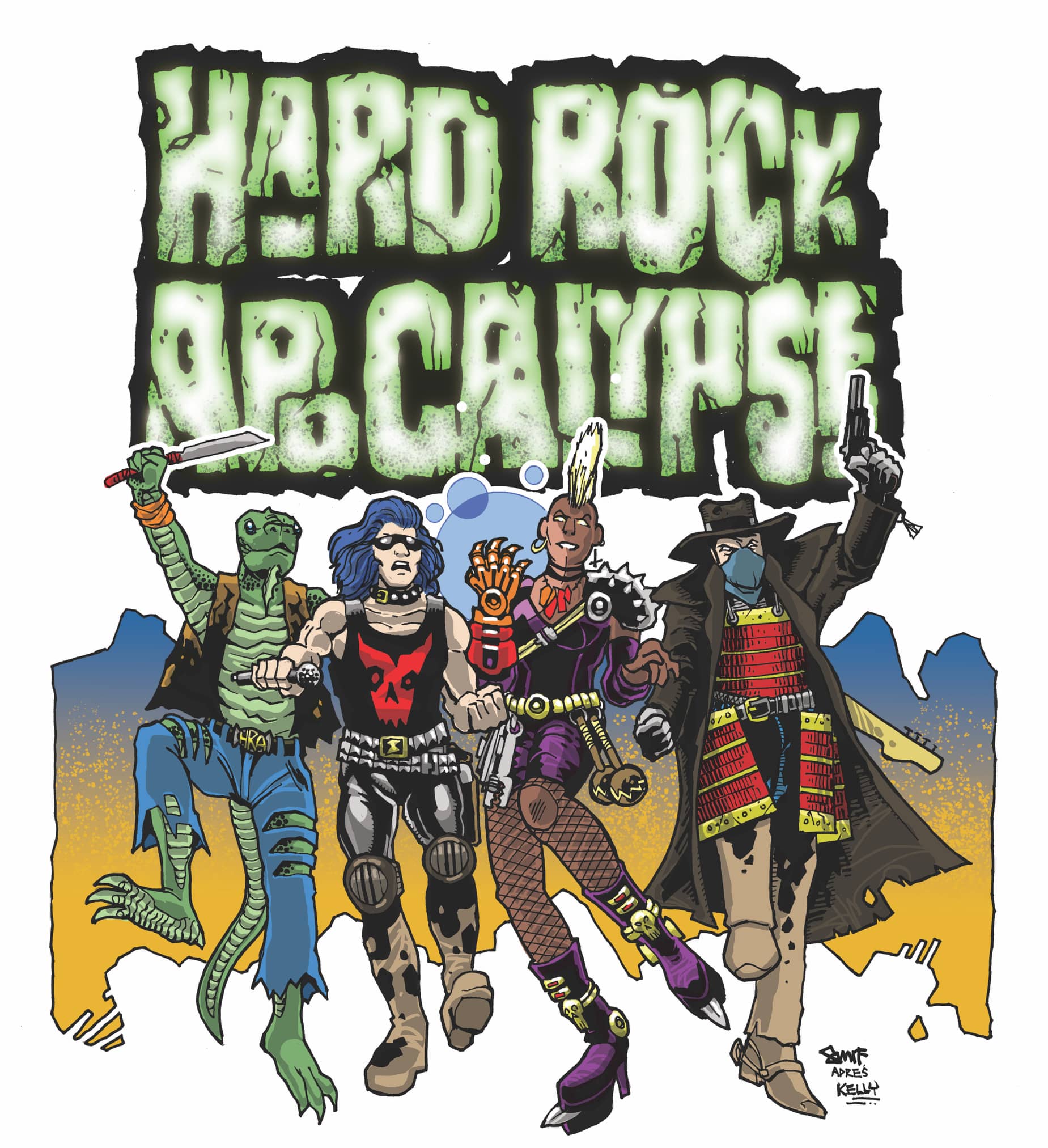 Hard Rock Apocalypse Demo Rule Book by PlayingDeadGames