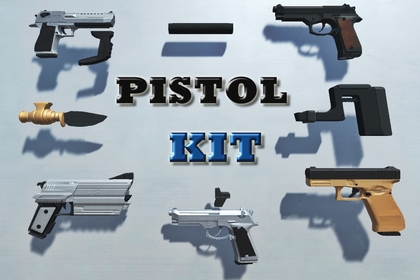 3D Pistol Pack by vkss