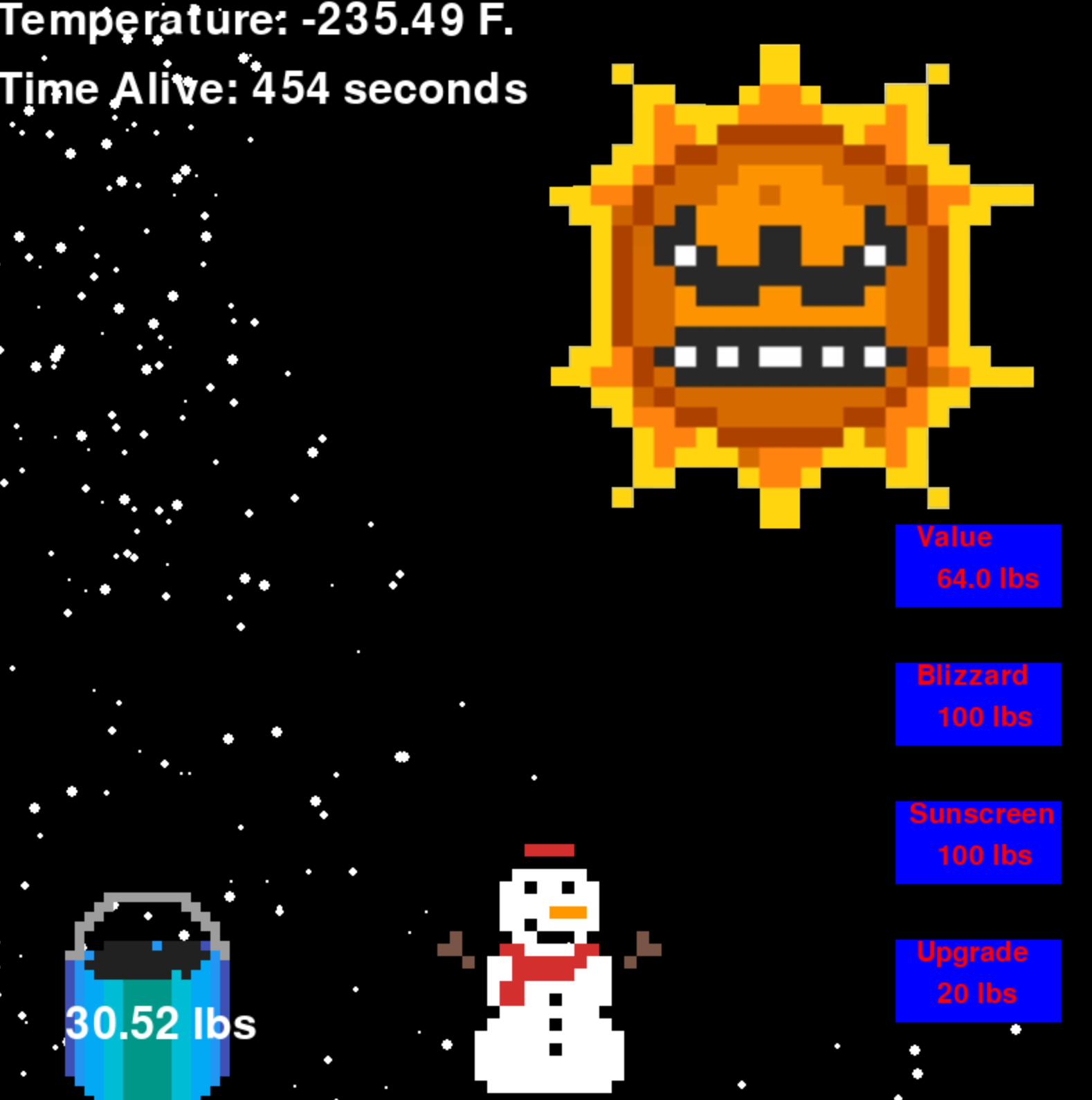 Save the Snowman by dzamloot for Game Devcember 2021 - itch.io