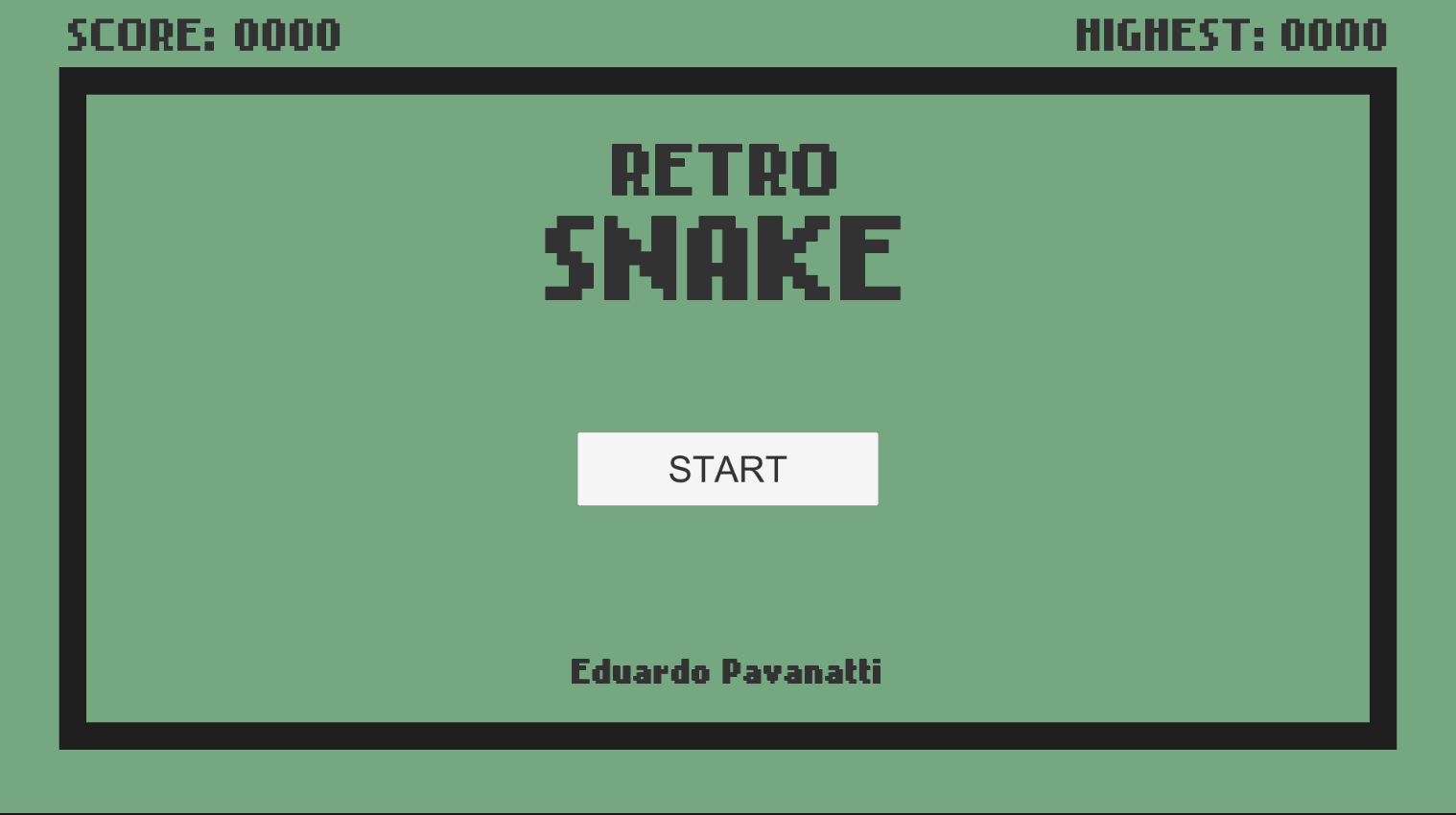 Retro Snake by Eduardo Pavanatti