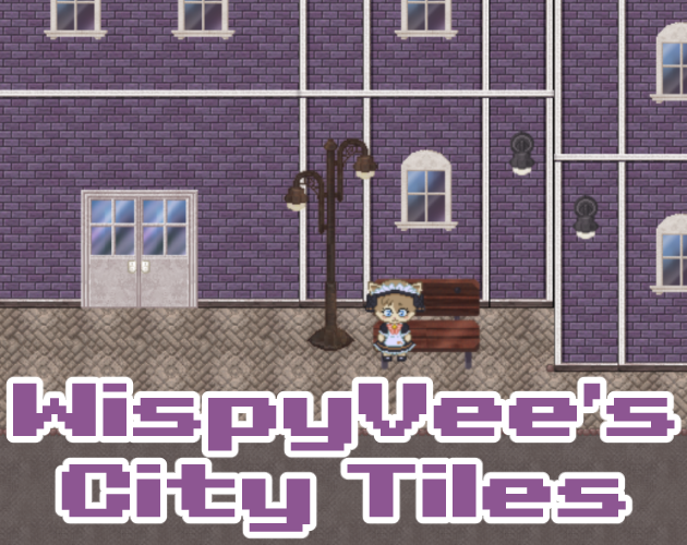 Modern City Tileset and More! (Plus Plants and Beach!) by WispyVee