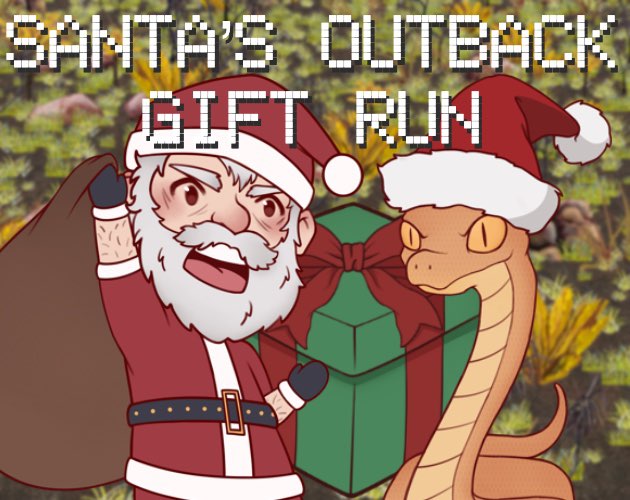 Santa's Outback Gift Run by Declan Smyth