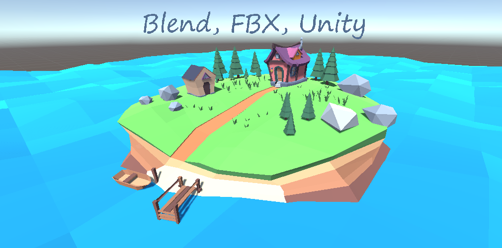 Low Poly Island. Free! by SandHeroStudio