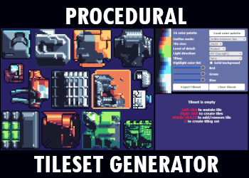 Procedural Tileset Generator by Donitz
