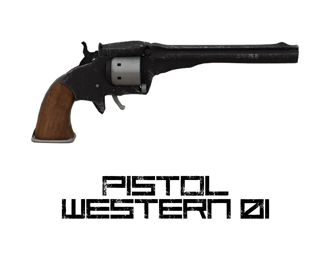 Pistol Western 01 by DEEZL