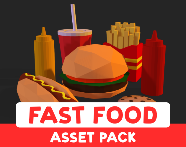 Fast Food Asset Pack by Casey Atkins