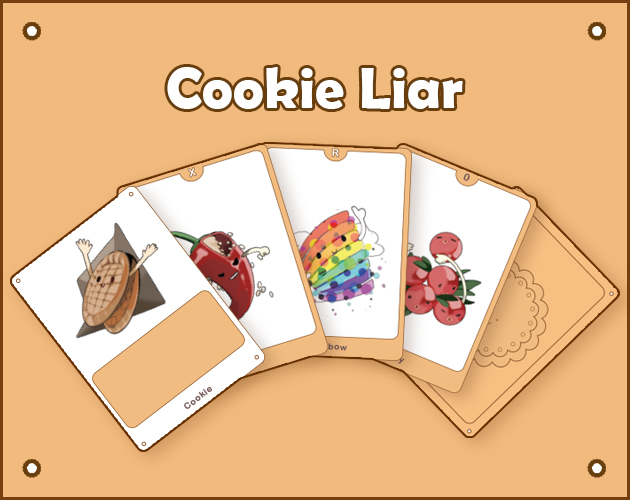 Cookie liar - Card game print & play by lunamilk