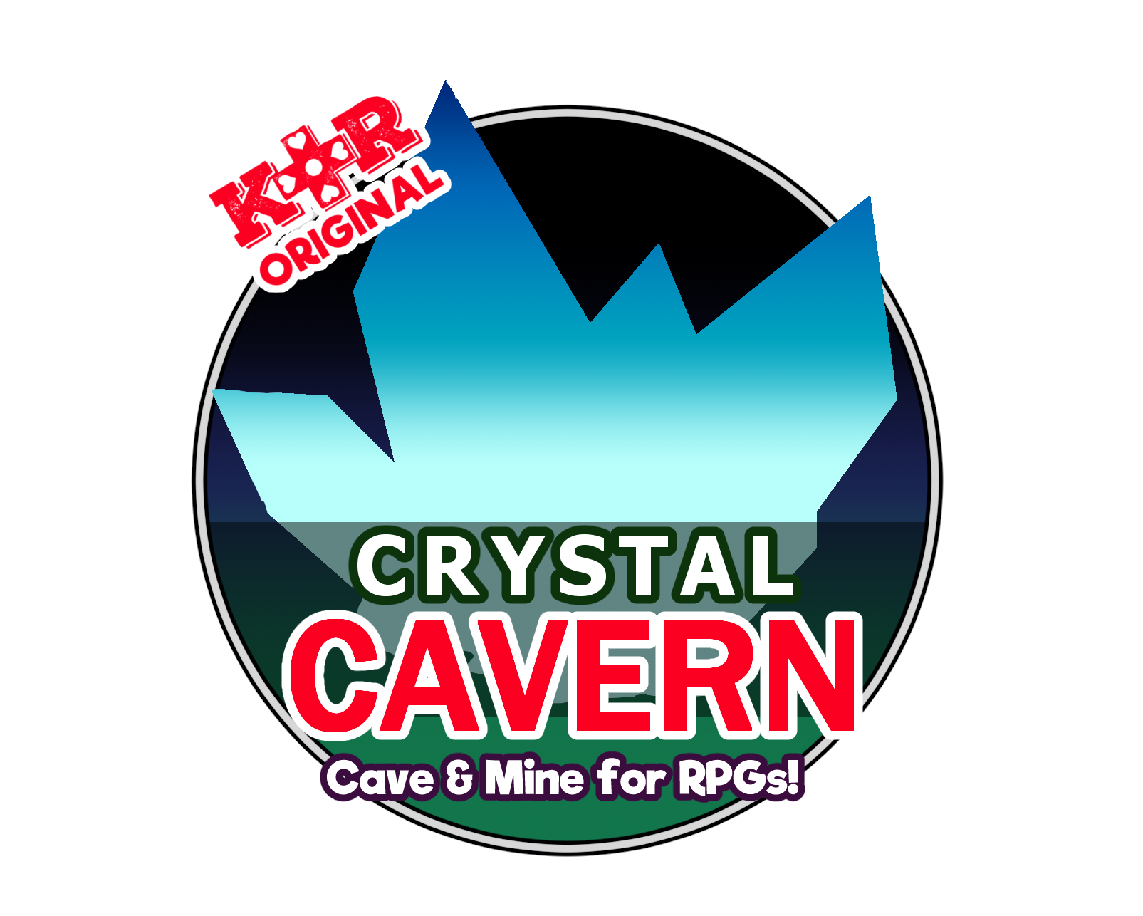 KR Crystal Cave Tileset for RPGs by Kokoro Reflections
