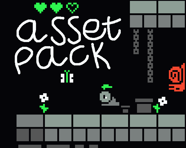 Minimalist Pixel Game Assets by Dylan Brown