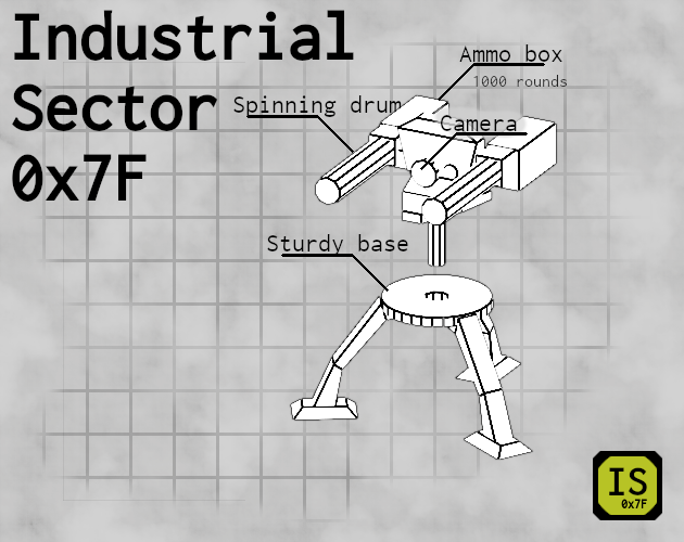 Industrial Sector 0x7F: Rolling Turret by DanilaFoxPro