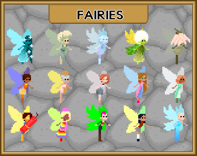 Fairies || 2D pixel art pack by Pop Shop Packs for Bundle to support my ...