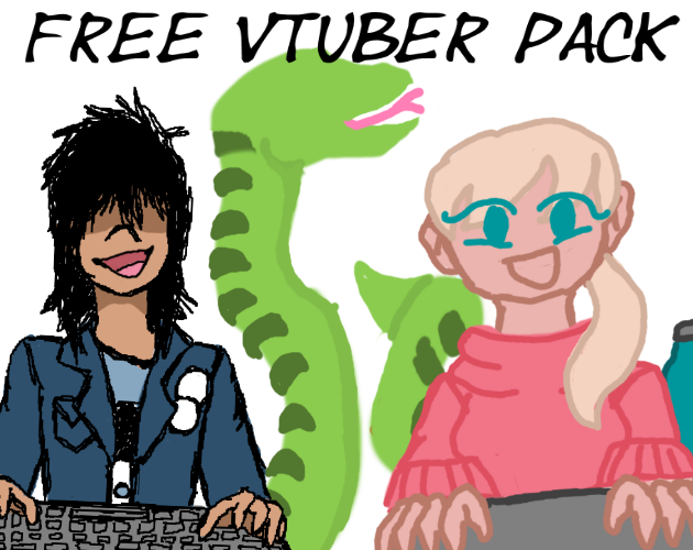 Free Vtuber Pack by AnitCoreStudio