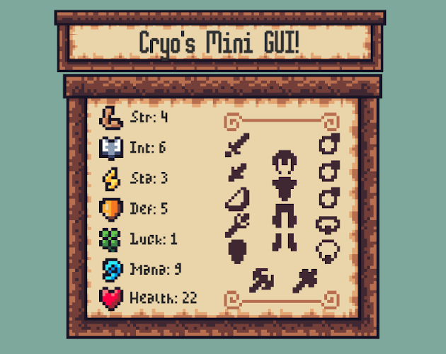 Cryo's Mini GUI by PaperHatLizard
