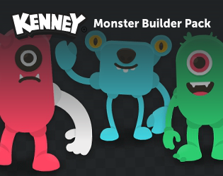 Monster Builder Pack by Kenney (Assets)