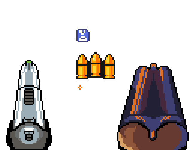 Pixel Powerup Sprite Sheet With Starter Tileset and Gun Items by TPSStud.io