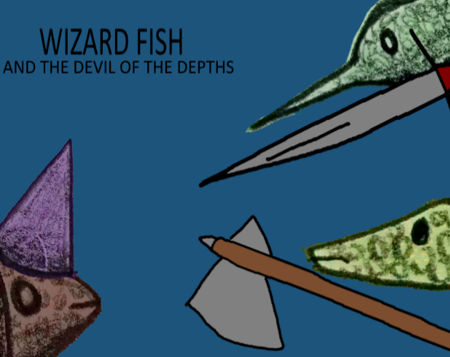 Wizard Fish and the Devil of the Depths by FriedChitin