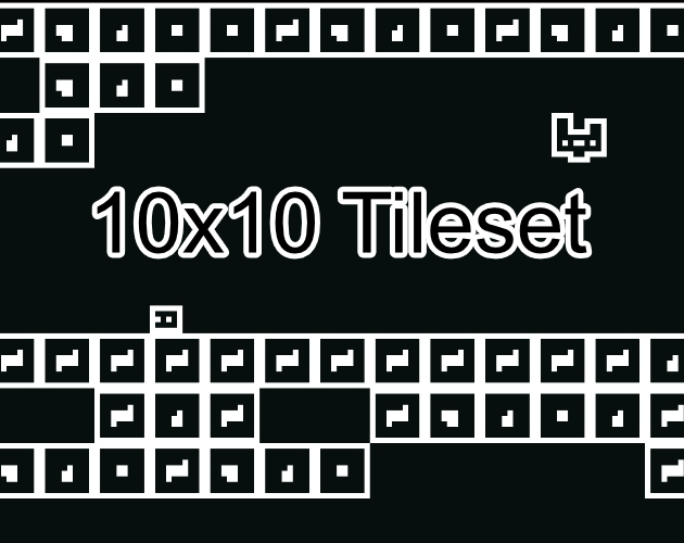 1bit Tileset - 10x10px by KevinMantao