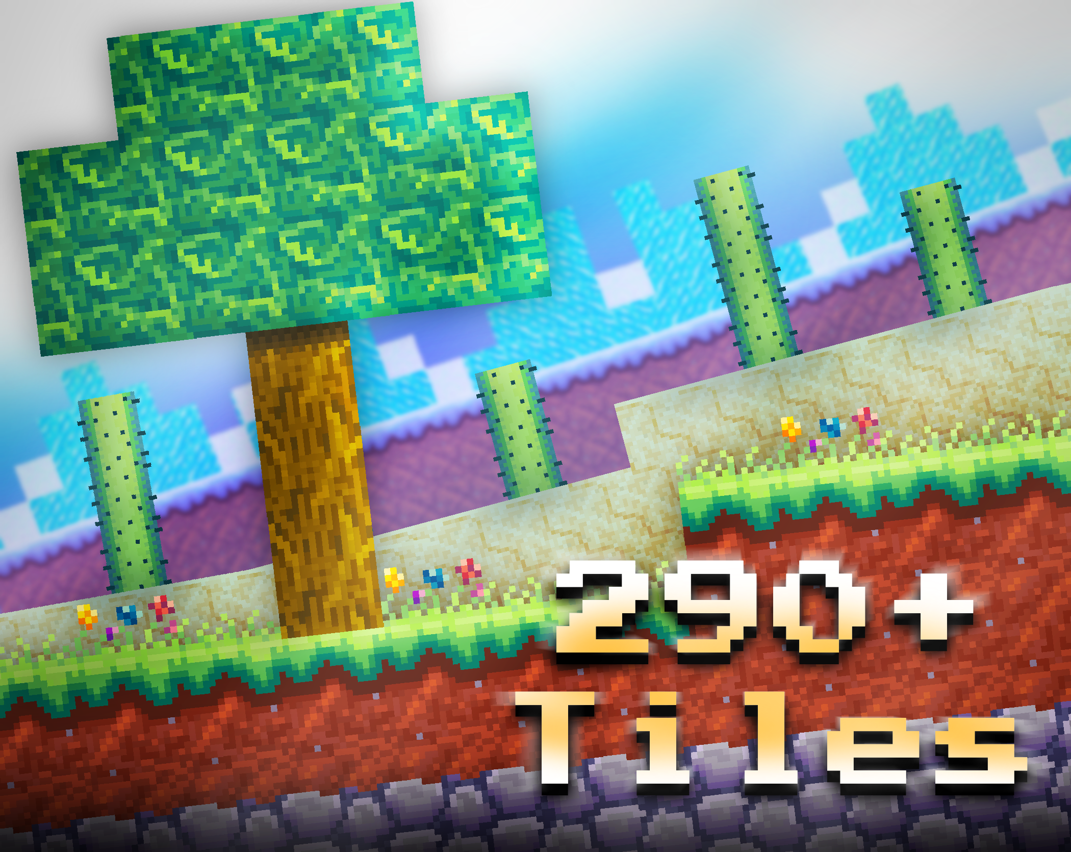 Pixel-Perfect: Overworld Tileset by RECRAFTED STUDIOS