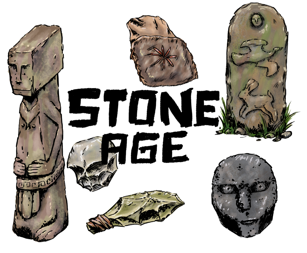 Stone Age Artifacts by ZedNope