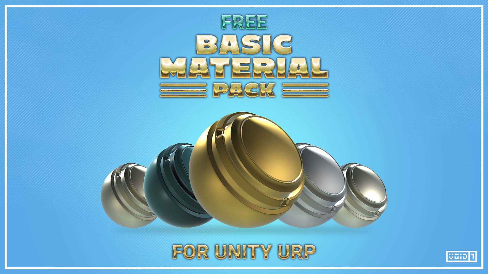 FREE Basic Material Pack for Unity URP by VOiD1 Gaming