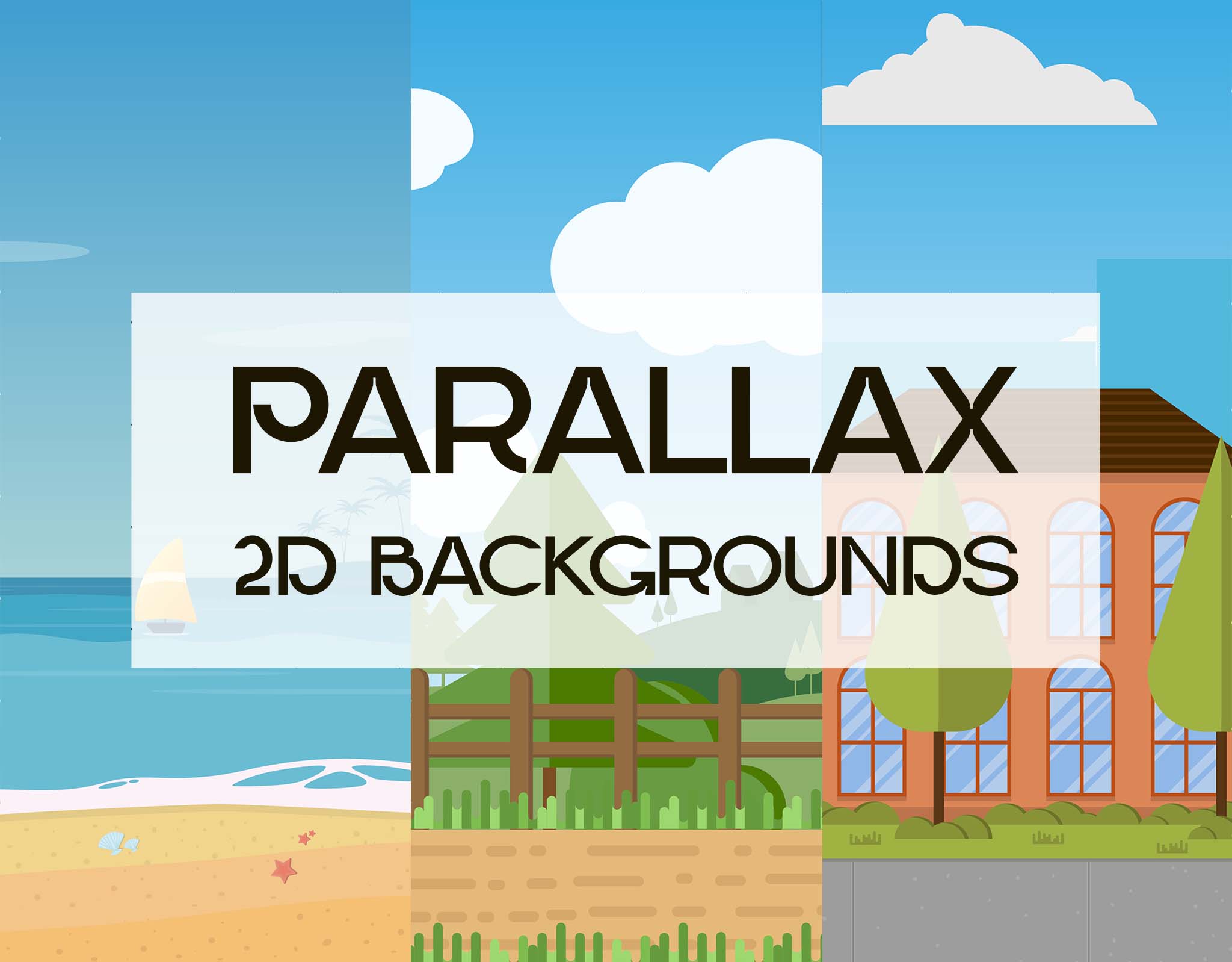 Parallax 2D Backgrounds by Unicorn A