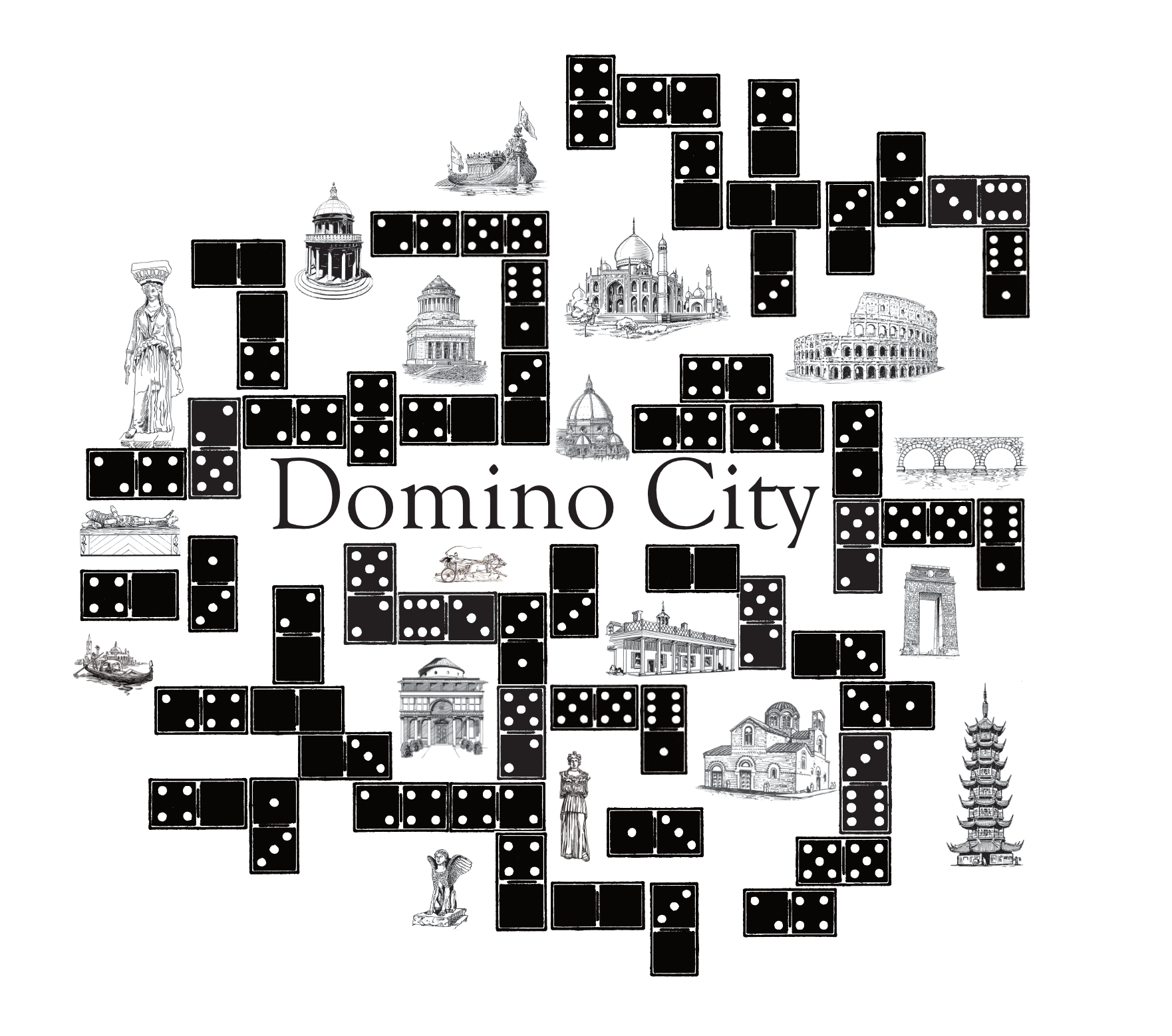Domino City by Ewan Matthews for Finally Finish Something 2022 - itch.io