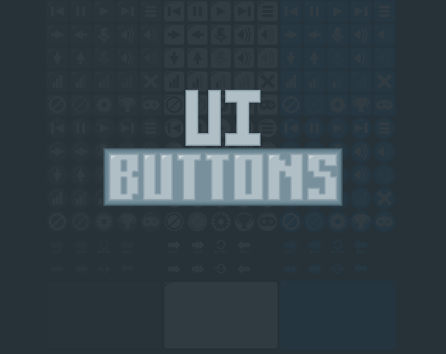 UI Butons - Pixel art by IoPn