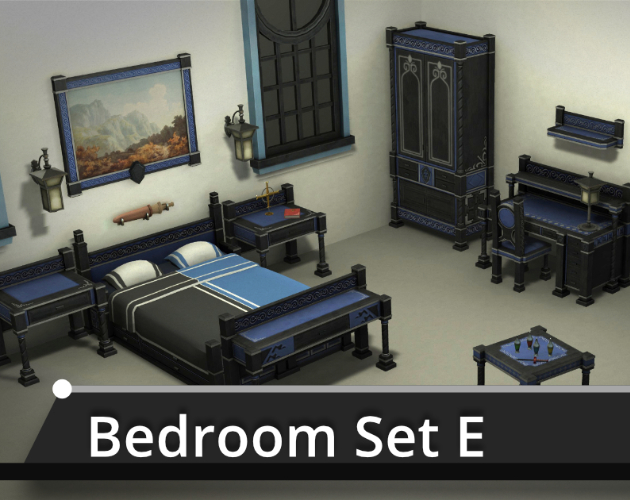 Bedroom Set E by DuoDraconis