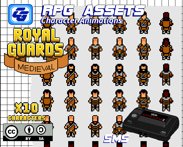 RPG Asset Character 'Royal Guard' SMS by chasersgaming