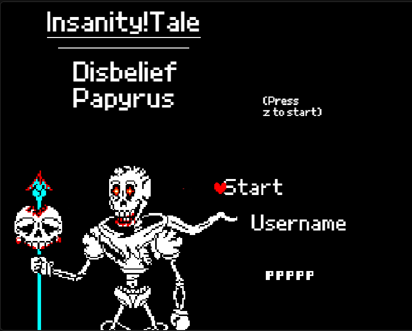 Insanity!Tale, disbelief papyrus WIP battle by King_LunarLight