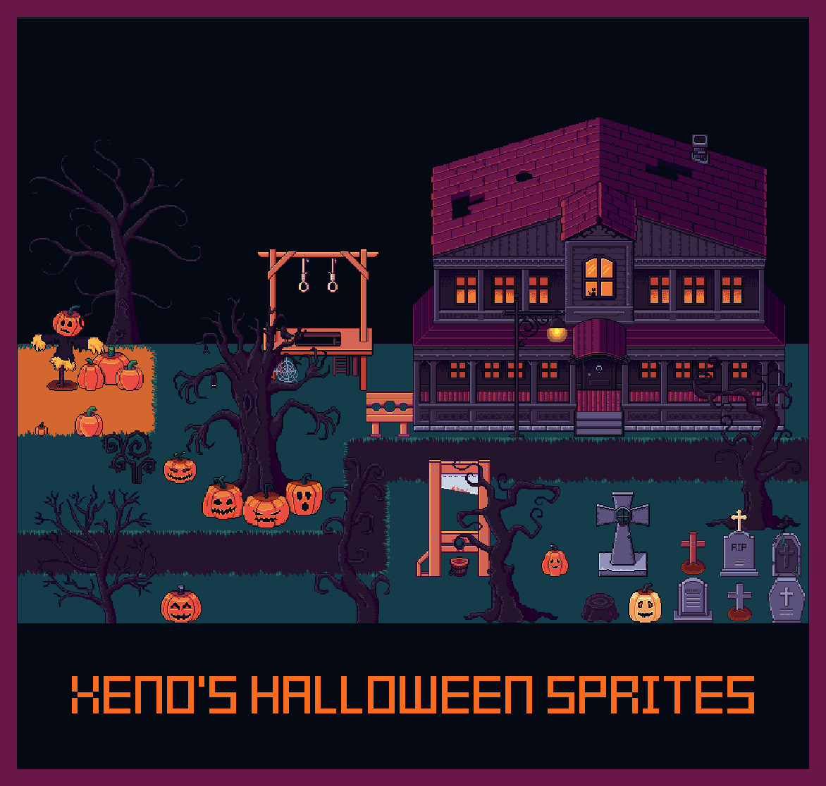 Halloween Sprites by Xenophero