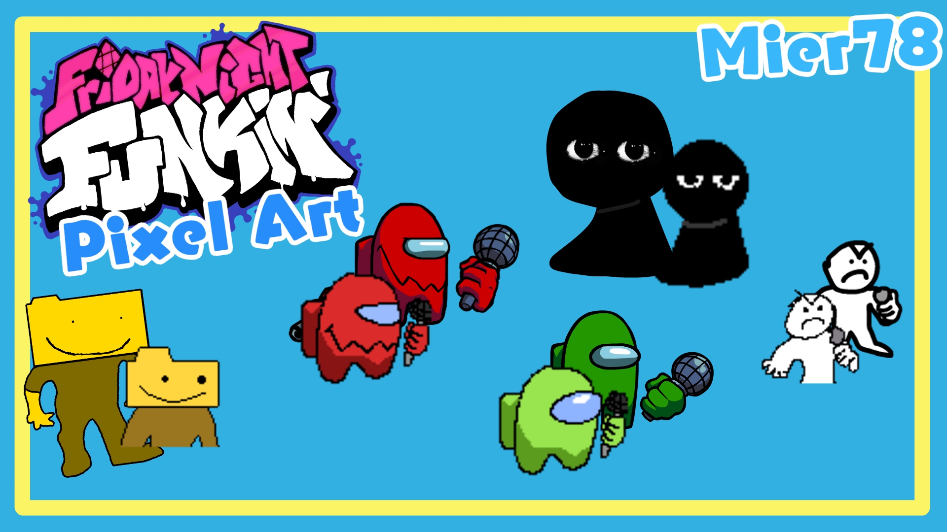 Friday Night Funkin Pixel Art by Mier78