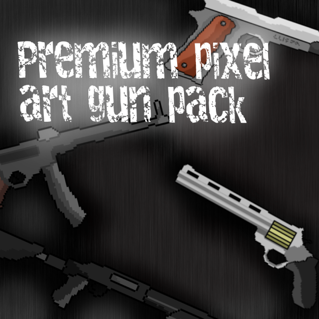 Premium pixel art gun pack by Ellisjames20061